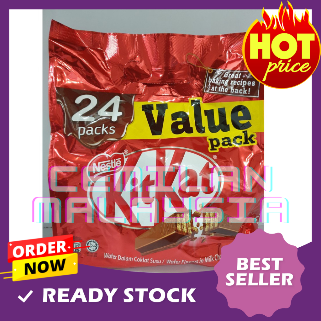 Jual WAFER KIT KAT PACK ISI 24 PCS MALAYSIA | Shopee Indonesia