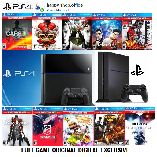 Jual PS 4 FAT 500GB +STICK ORI SUDAH VERSI HEN | Shopee Indonesia