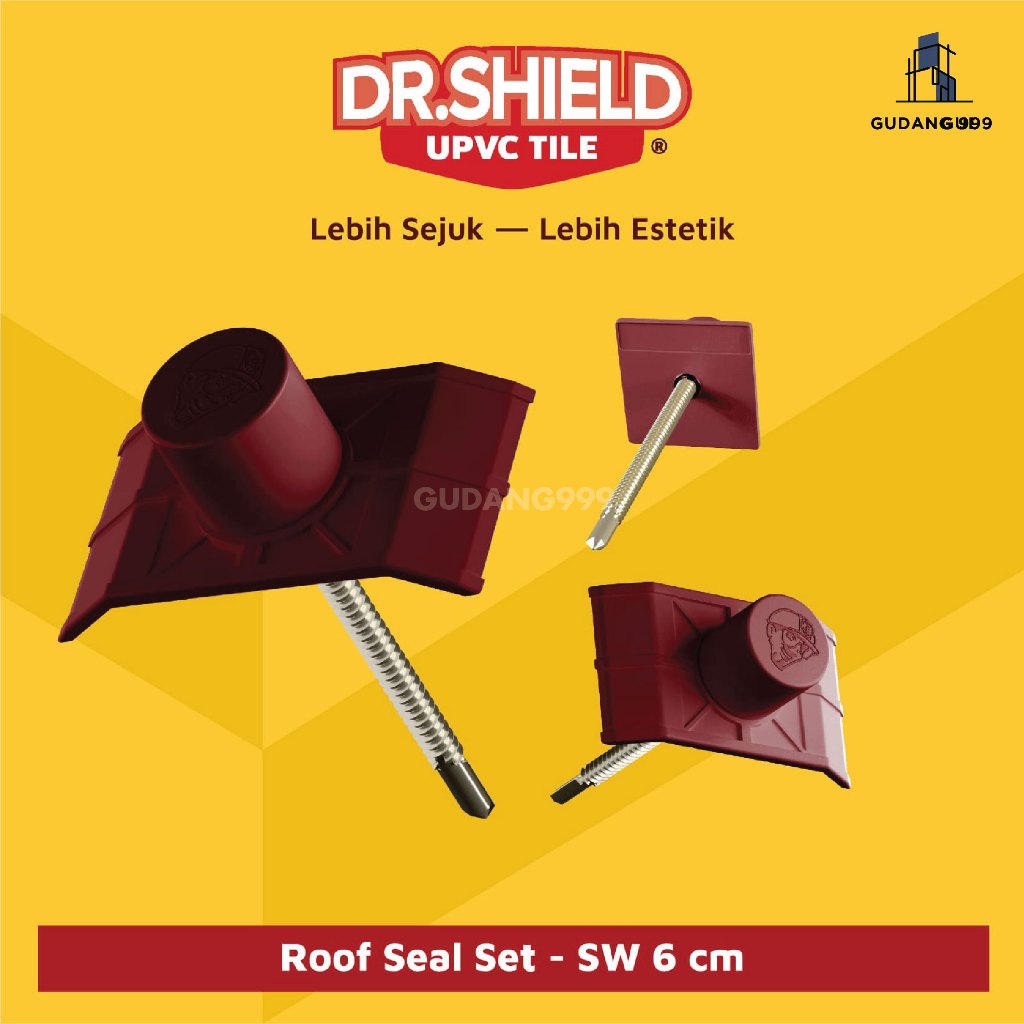 Jual Baut Roofing Genteng UPVC / Roof Seal Set 6 cm / Skrup Roofing ...