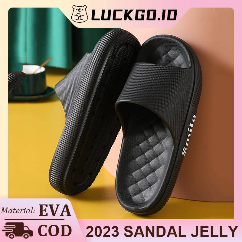 Jual Sendal slop pria kekinian dewasa cowok Sandal pria keren murah ...