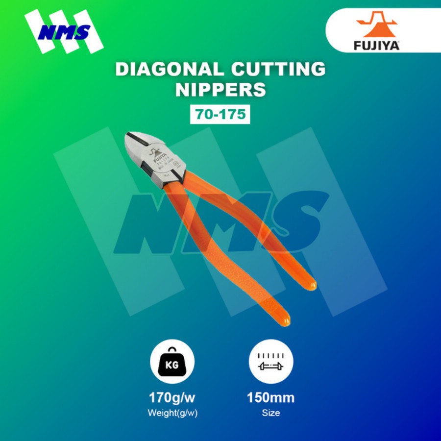 Jual Tang Potong FUJIYA 70-175 Diagonal Cutting Nippers Japan | Shopee Indonesia