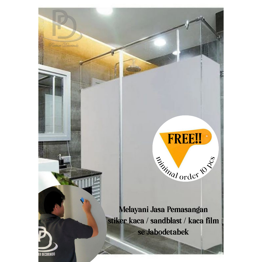 Jual Sanblast/Sandblast/Sunblast Stiker Kaca Jendela/Pintu Murah Motif ...