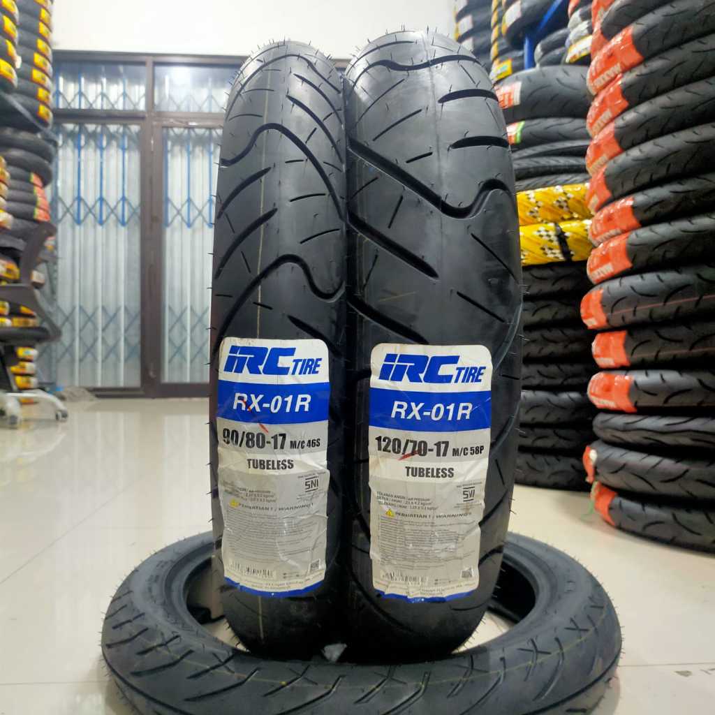 Jual Paket Ban IRC RX 01 90/80-17 Dan 120/70-17 Tubeless Ring 17 Motor CB 150 Vixion BYSON New ...