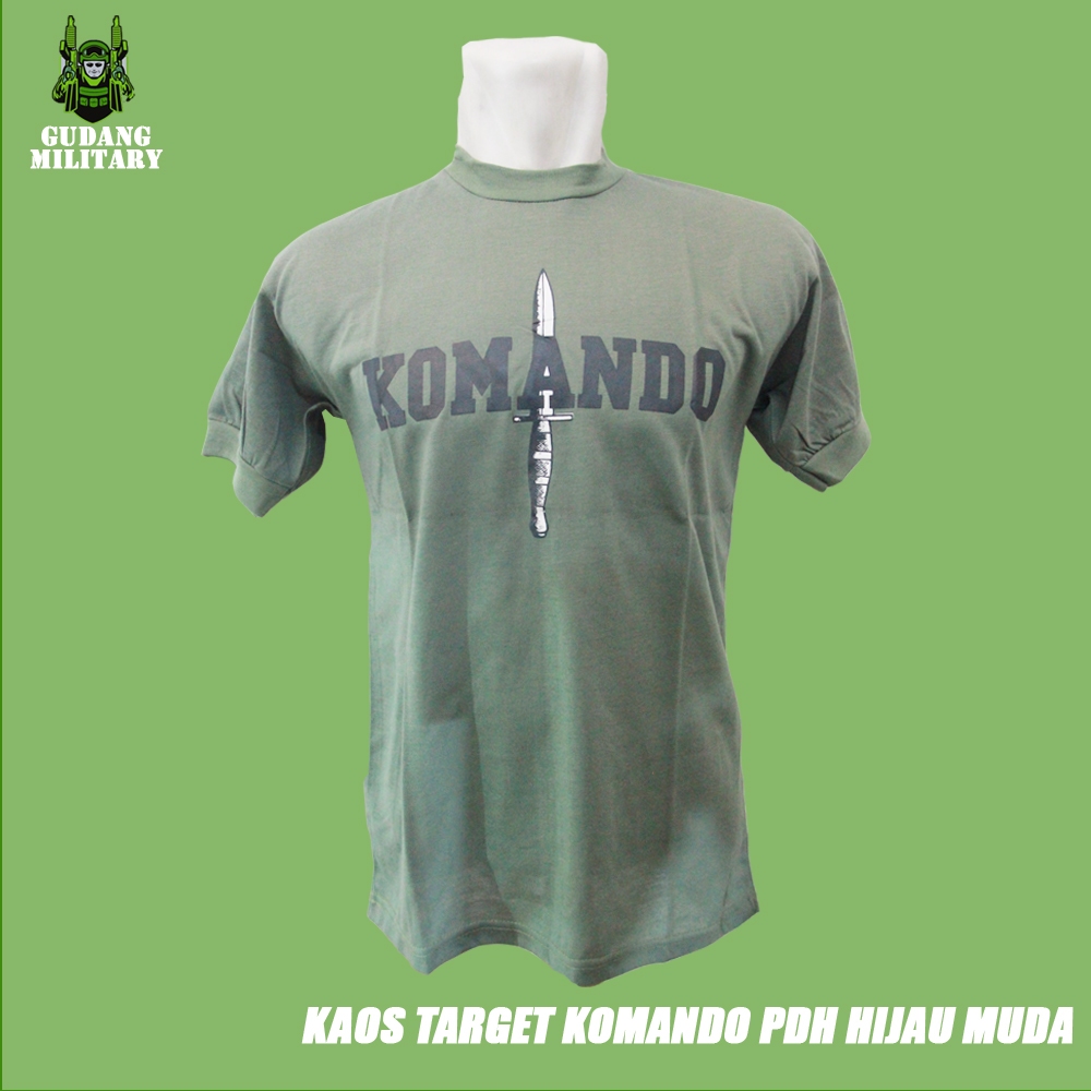 Jual Kaos Oblong Target Komando Gambar - Kaos Komando Target | Shopee ...