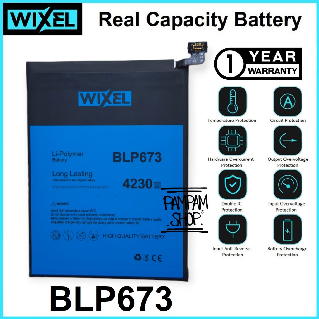 Jual WIXEL ORIGINAL Baterai Oppo BLP673 A3S A5S A5 A7 A31 2020 Real ...