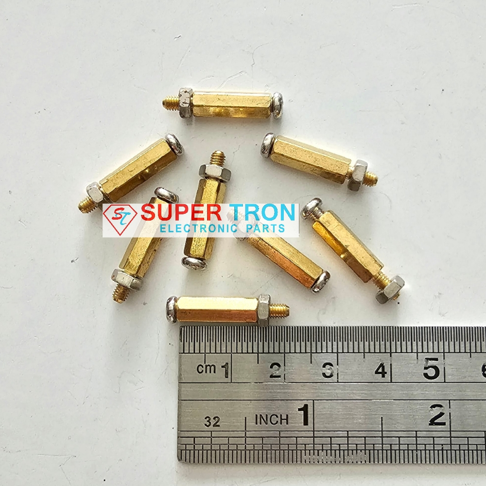 Jual Spacer Kaki Tiang PCB Gold 10mm 15mm | Shopee Indonesia