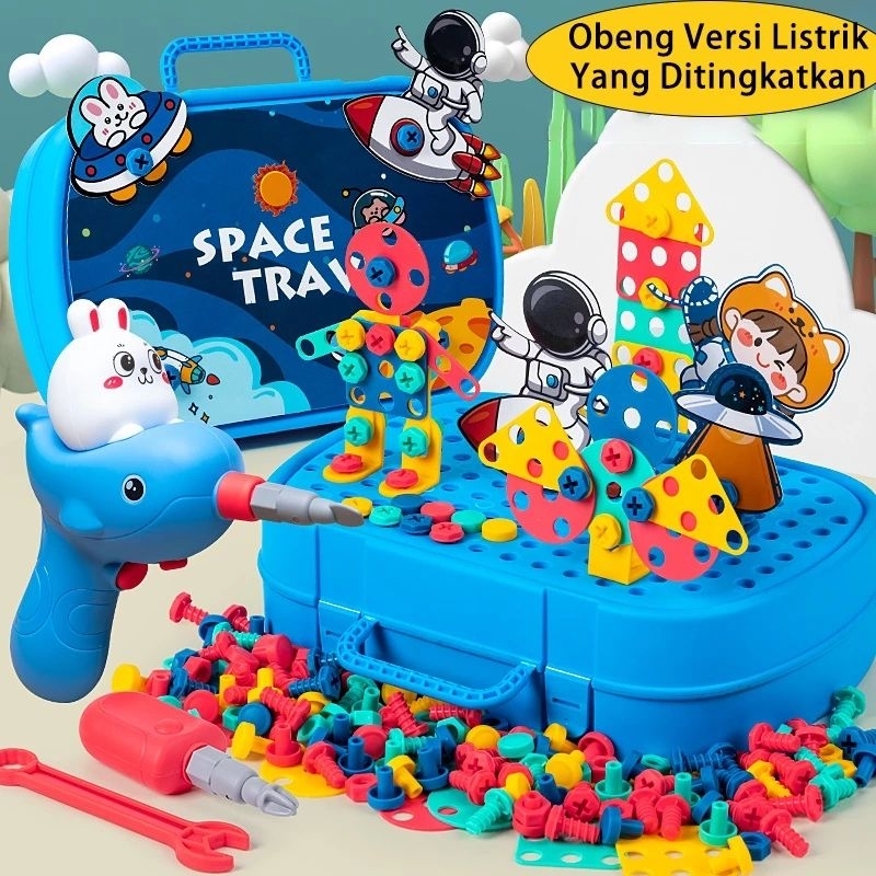 Jual puzzle assembly diy 3D self spell box | Shopee Indonesia