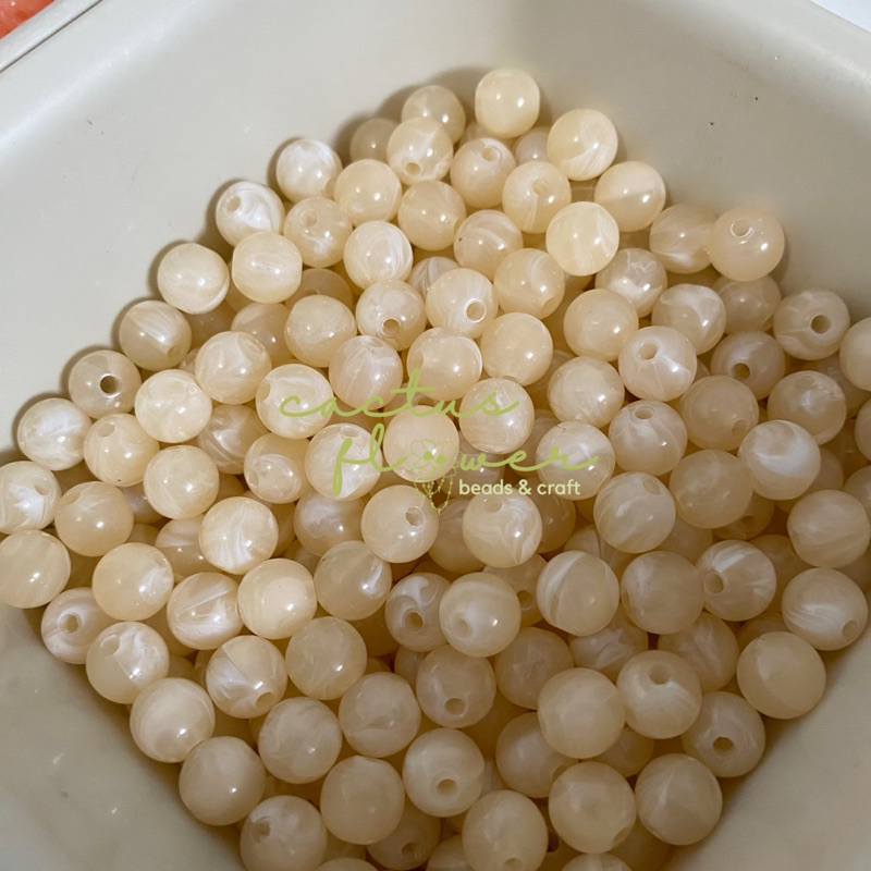 Jual Manik Bola Bulat Corak Marmer | Shopee Indonesia