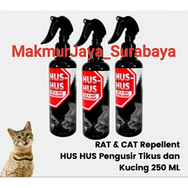 Jual HUS HUS RAT&CAT 250 ML Pengusir Tikus CAT Repellent Disinfectant ...