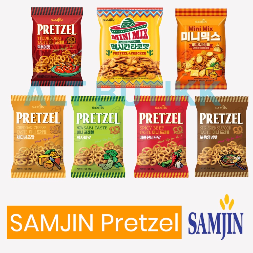 Jual SAMJIN PRETZEL 85 gr PRODUCT OF KOREA ! | Shopee Indonesia