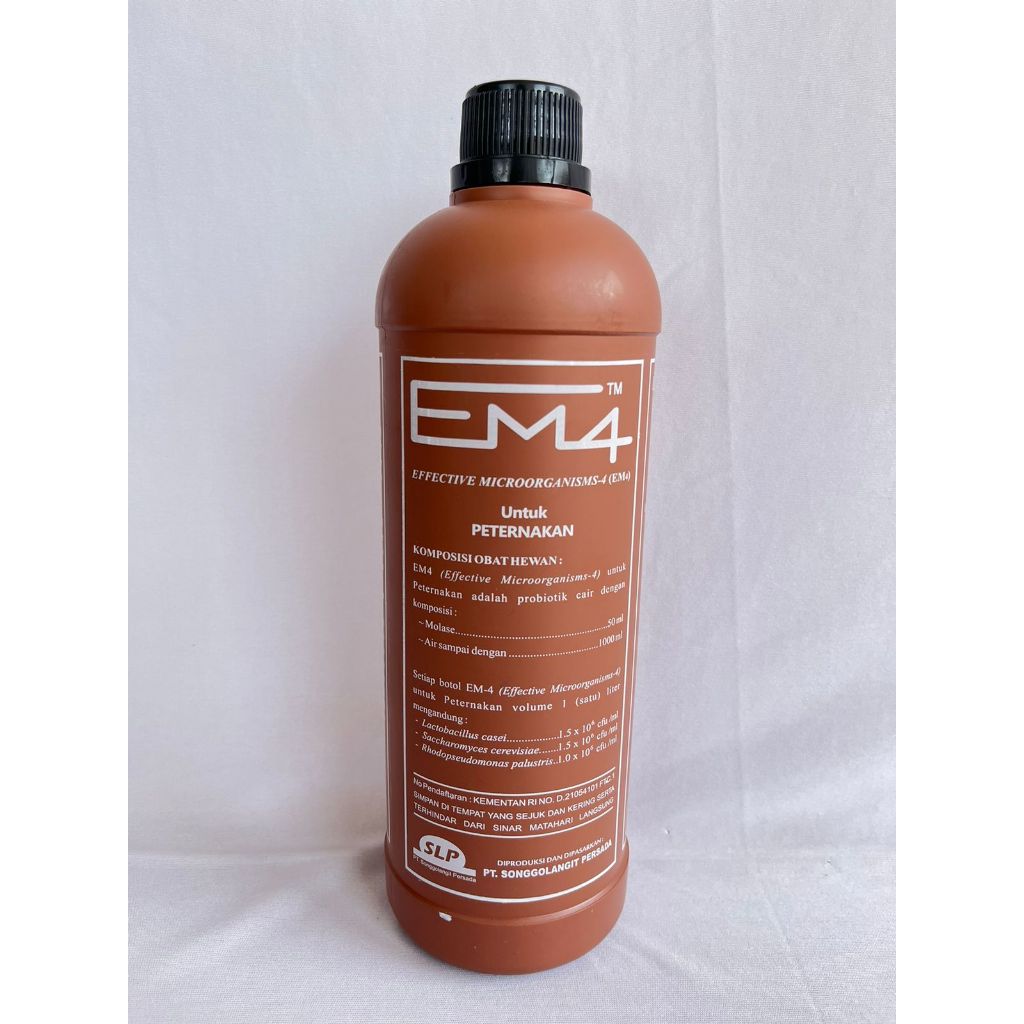 Jual EM4 Perikanan dan Tambak 1 Liter Kultur Mikroorganisme / Molase ...