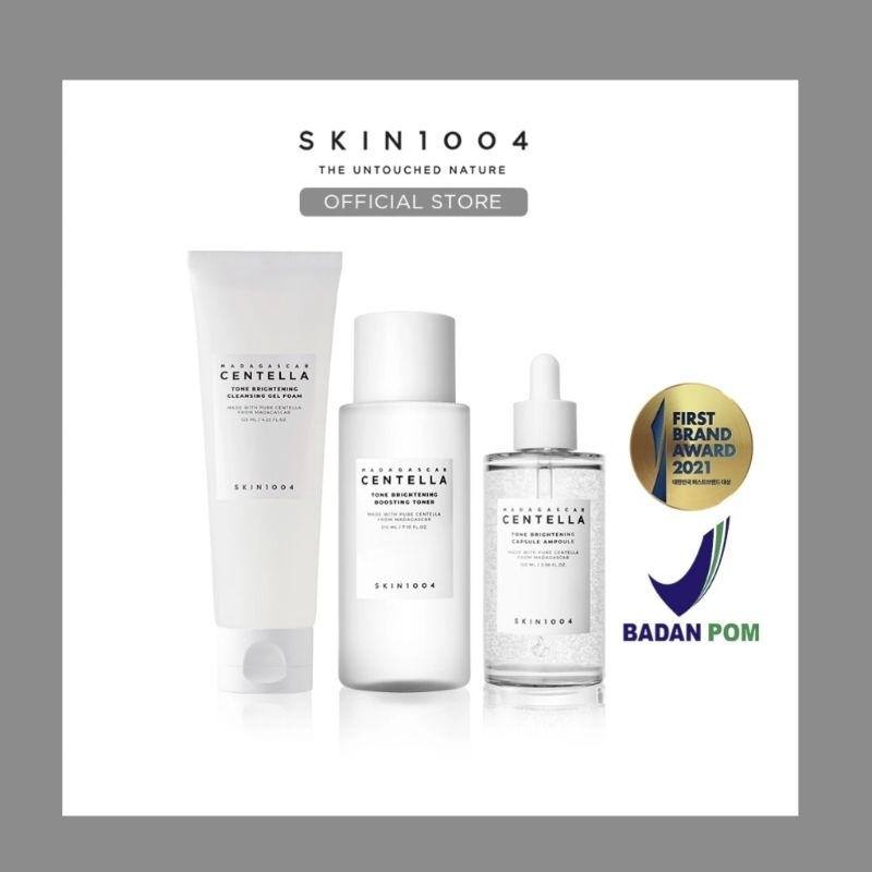 Jual [BPOM] SKIN1004 Madagascar Centella Tone Brightening Cleansing Gel 125ml, Toner 210 ML dan ...