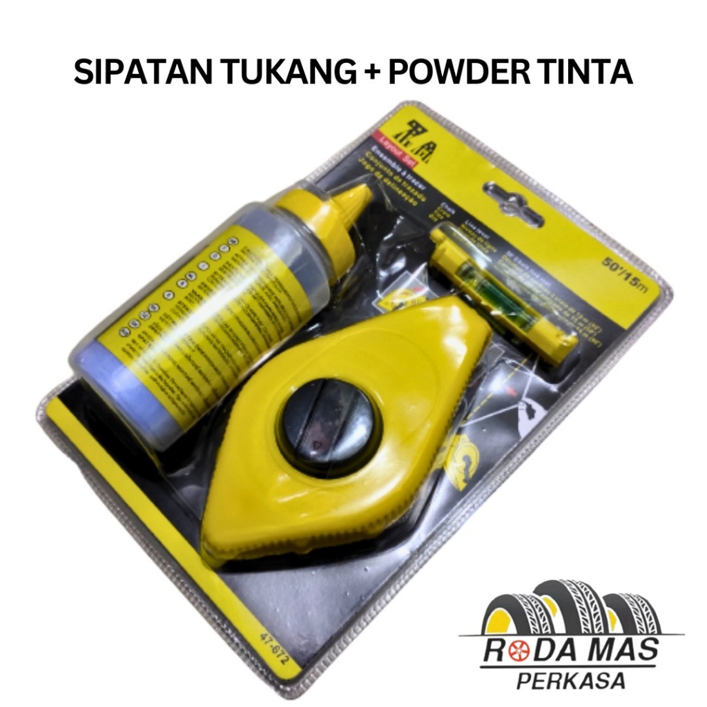 Jual Chalk Line Alat Sipatan Tinta Marking Lot Benang Sipatan Kapur ...