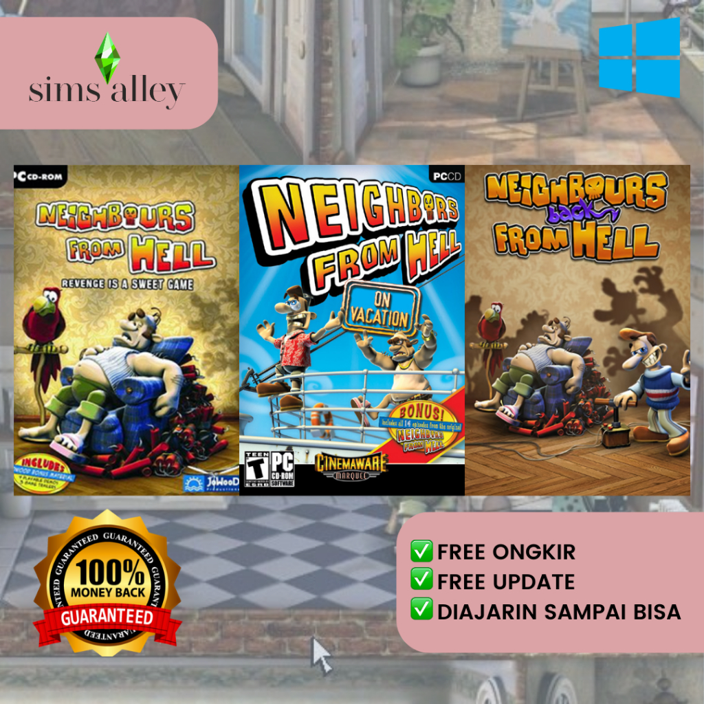 Jual Neighbours From Hell Complete Series Windows Mac Include