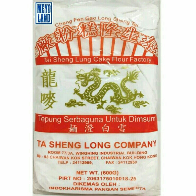 Jual Tepung Dimsum / Tang Mien/Wheat Starch Naga Tai Sheng Lung 600gr ...