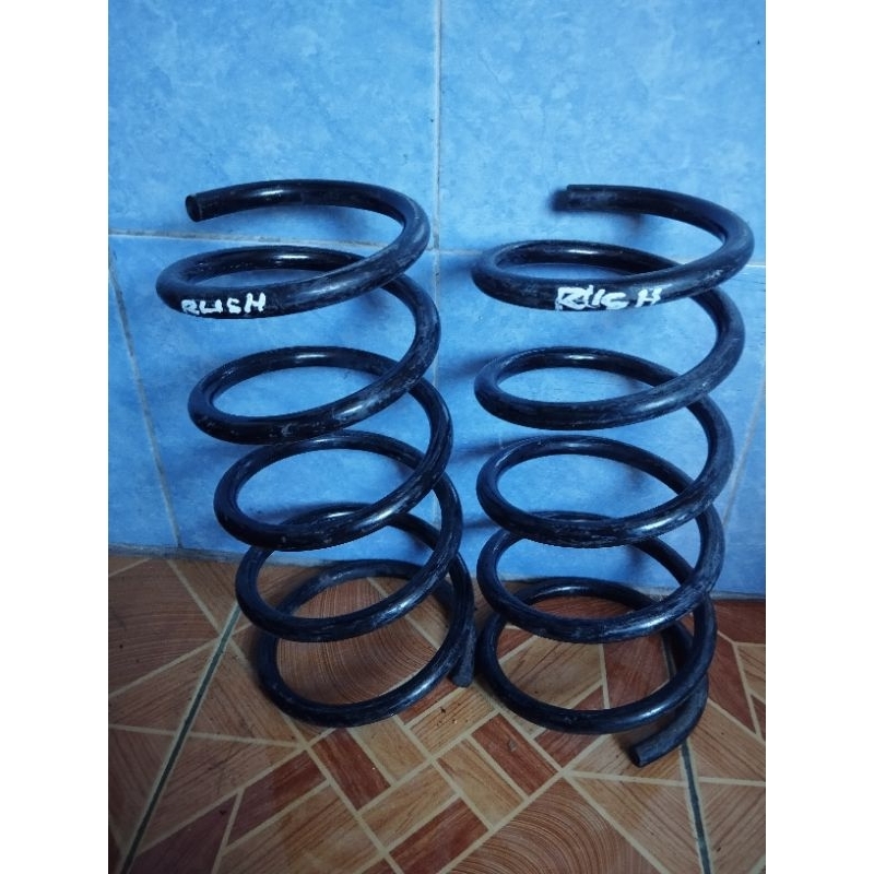 Jual coil spring per spiral Depan toyota rush daihatsu terios Lama ...