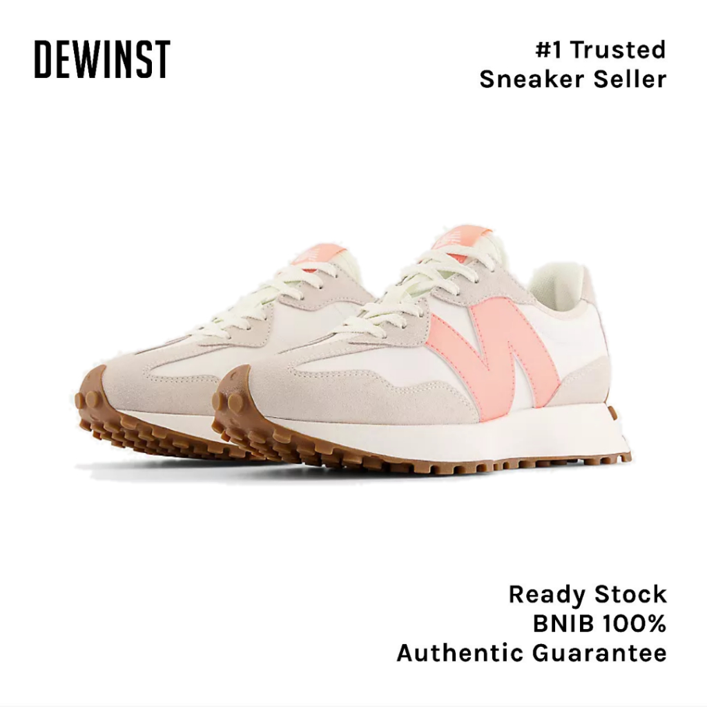 Jual New Balance 327 Pink White Gum Womens | Shopee Indonesia