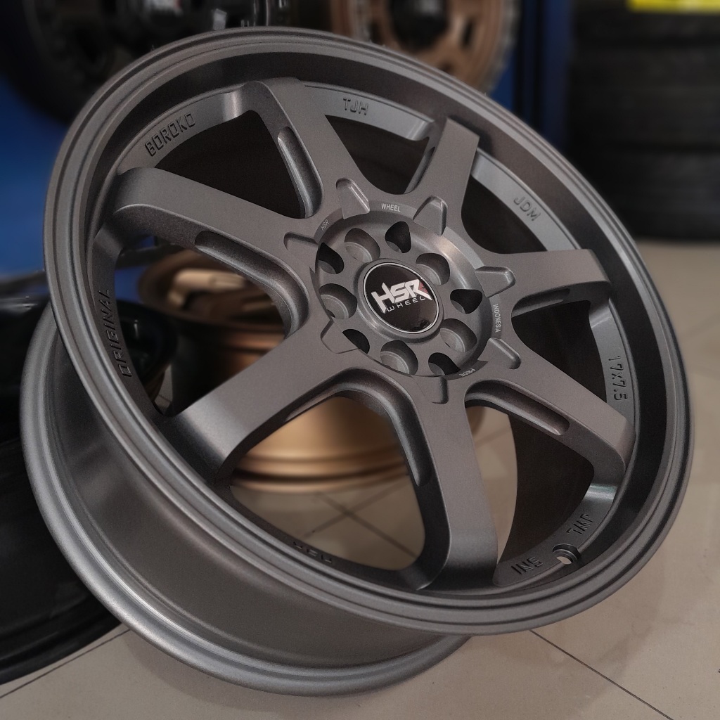 Jual Velg mobil innov, terios new avanza xpander ring 17 lebar 7,5 grey pelak racing hsr type ...