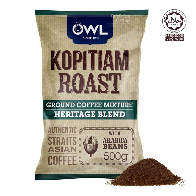 Jual KOPI WUENAK e! Kopitiam Roast & Ground Coffee Powder - Heritage Blend 500g | Shopee Indonesia
