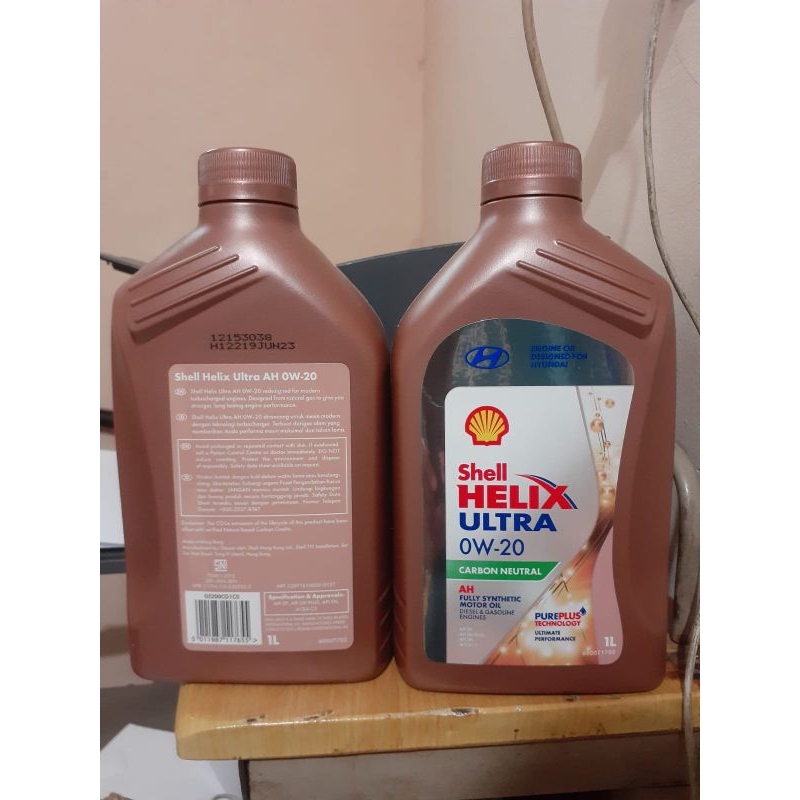 Jual Shell helix ultra sae 0w20 carbon neutral api SP SN plus original ...