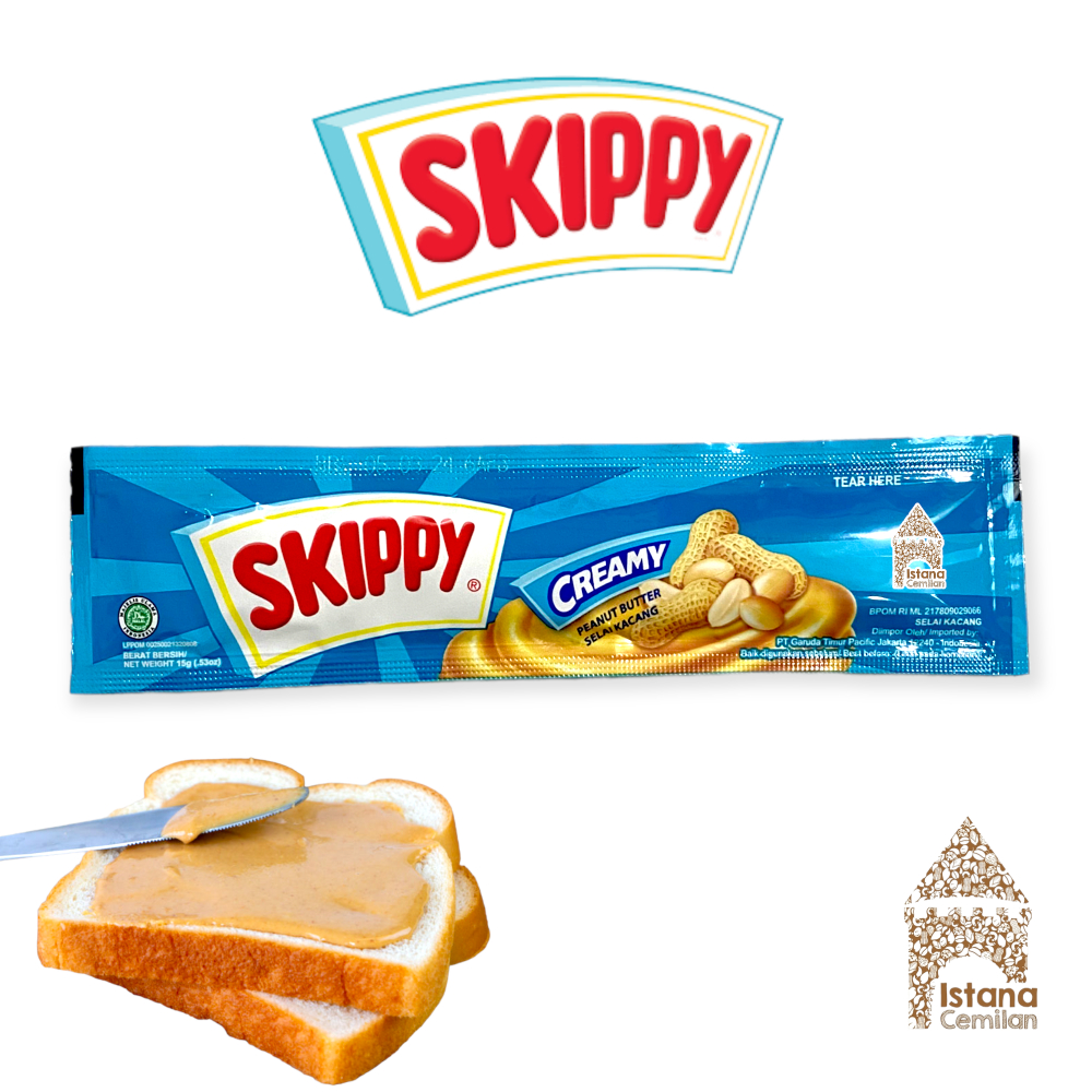 Jual SKIPPY Creamy Selai Kacang Peanut Butter 15 Gam SACHET | Shopee ...
