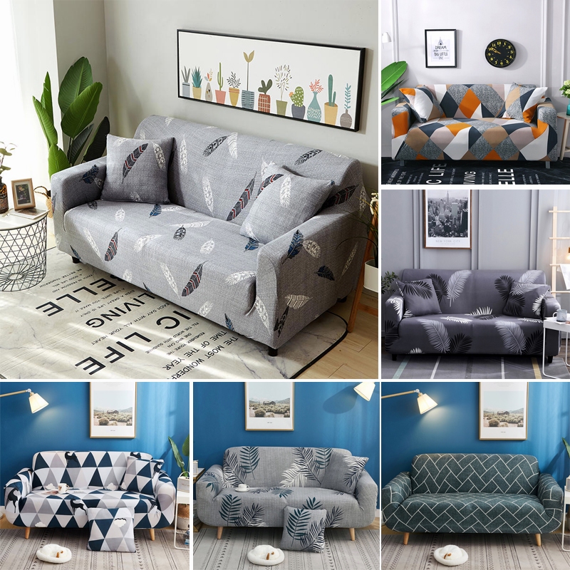 Jual Cover Sofa Pattern Motif Menarik/ Anti-Selip cover sofa 1/2/3/4 Seater Sarung sofa penutup ...