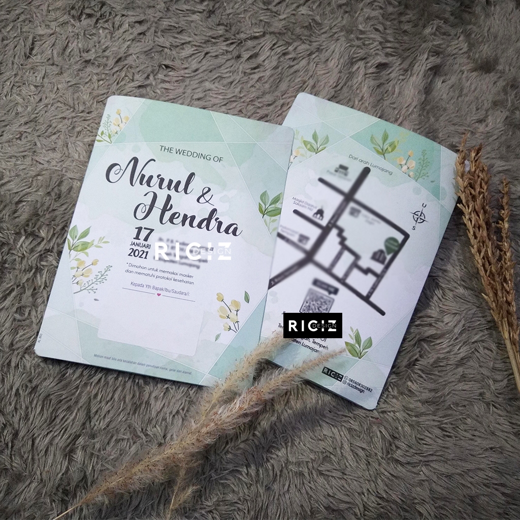 Jual Undangan Pernikahan Aesthetic AL 863 TF / Undangan Nikah Murah ...