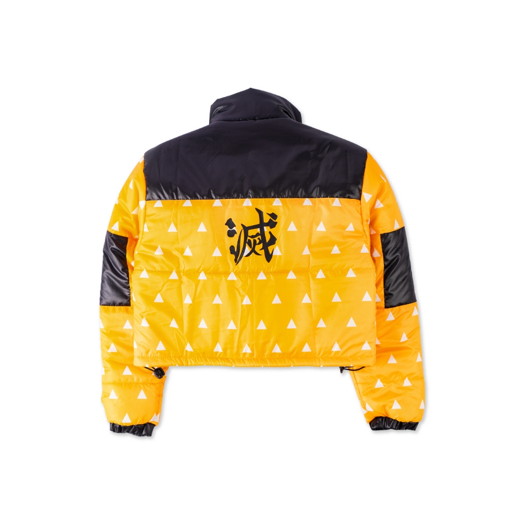 Jual Dot The Goat OUTERWEAR JACKET - PUFFER CROP ZENITSU DEMON SLAYER | Shopee Indonesia
