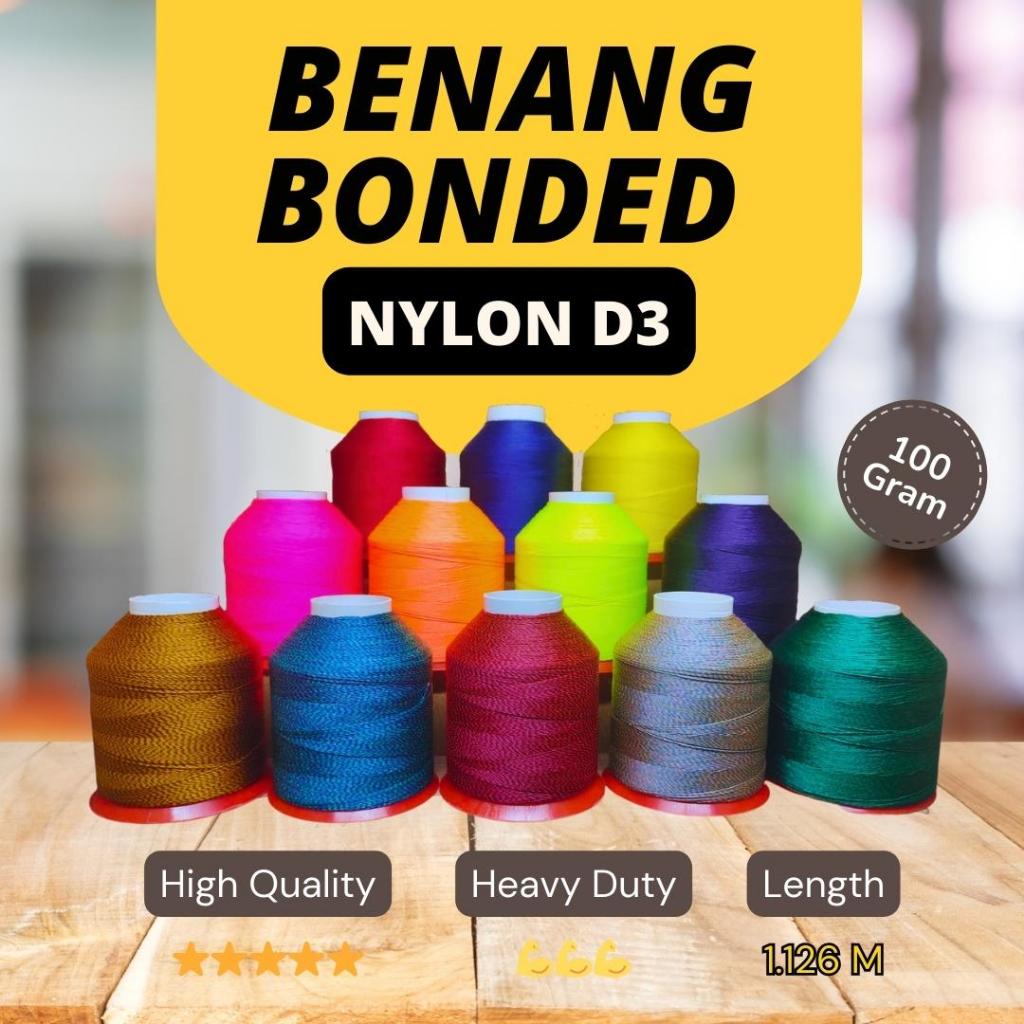 Jual Benang Bonded Parasut NYLON D3 [100 GRAM] [COCOK UNTUK JAHIT BAHAN ANTI AIR] Termurah !!! ⭐ ...