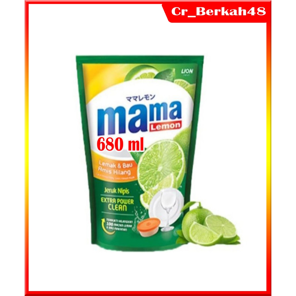 Jual mama lemon jeruk nipis cair pouch 680ml | Shopee Indonesia
