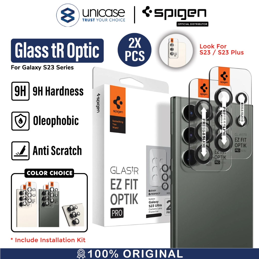 Jual Camera Lens Samsung Galaxy S23 Ultra Plus Spigen Glass tR Optik ...