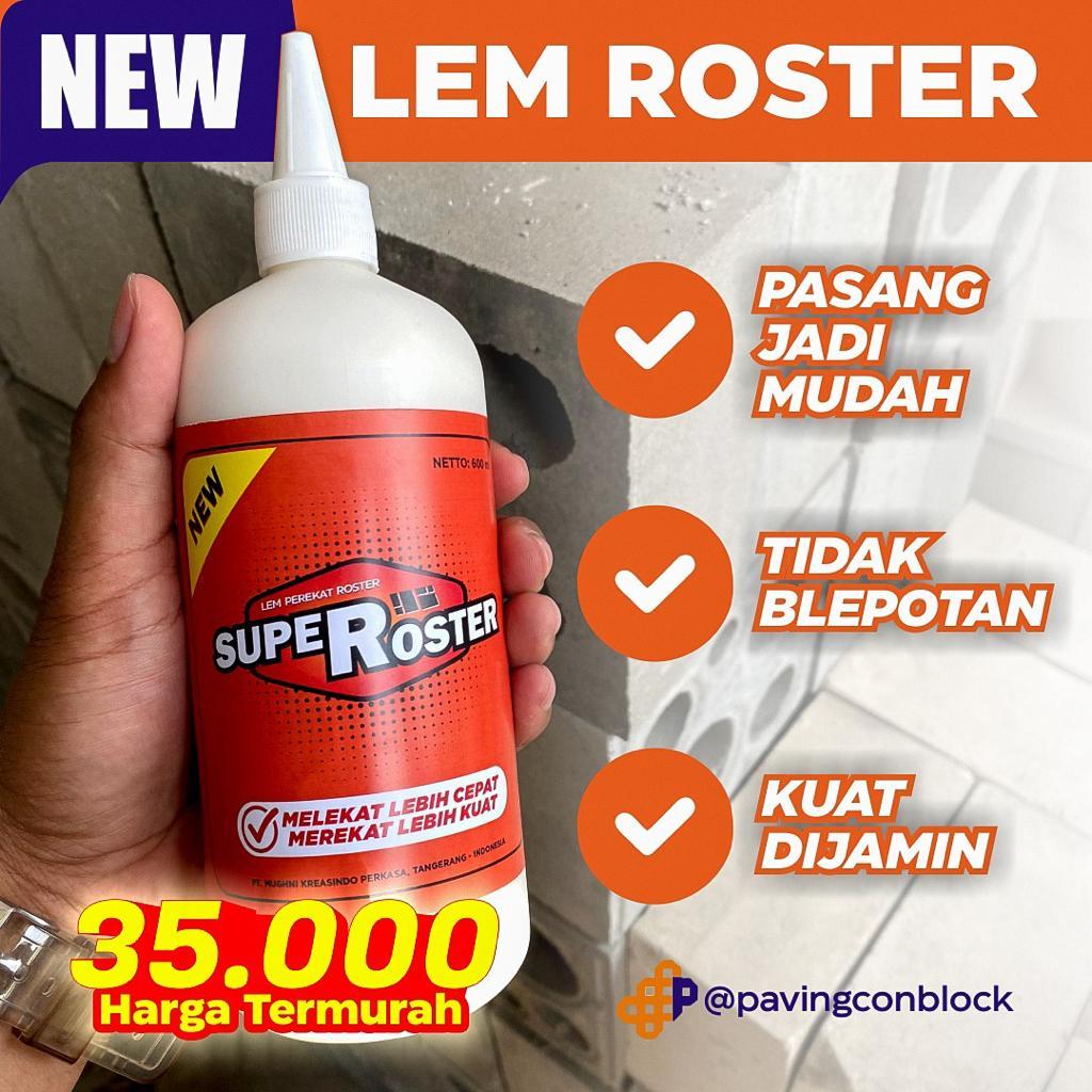 Jual Lem Perekat Roster SuperRoster 600 gr - Perekat Khusus Roster ...