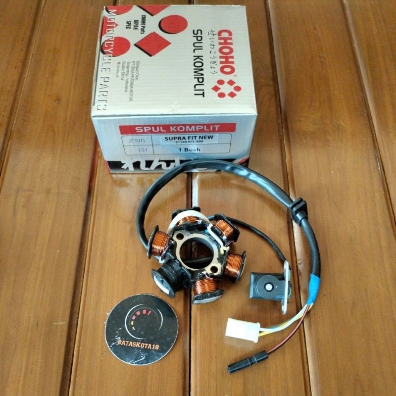 Jual Spull Spool Assy Stator Assy Spul + Pulser Supra Fit New-Legenda-Revo Lama Original Choho ...