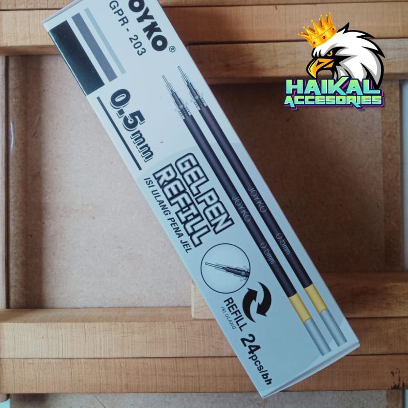 Jual Isi Ulang Pulpen GEL PEN REFILL Joyko GPR-203 Black Isi (20pcs ...