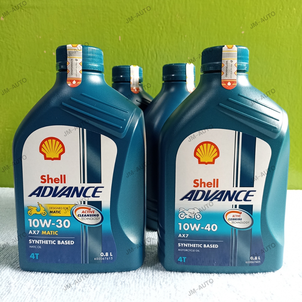 Jual Oli Motor Shell Advance ORIGINAL 4T AX7 Matic 10w-30 AX7 / Manual ...