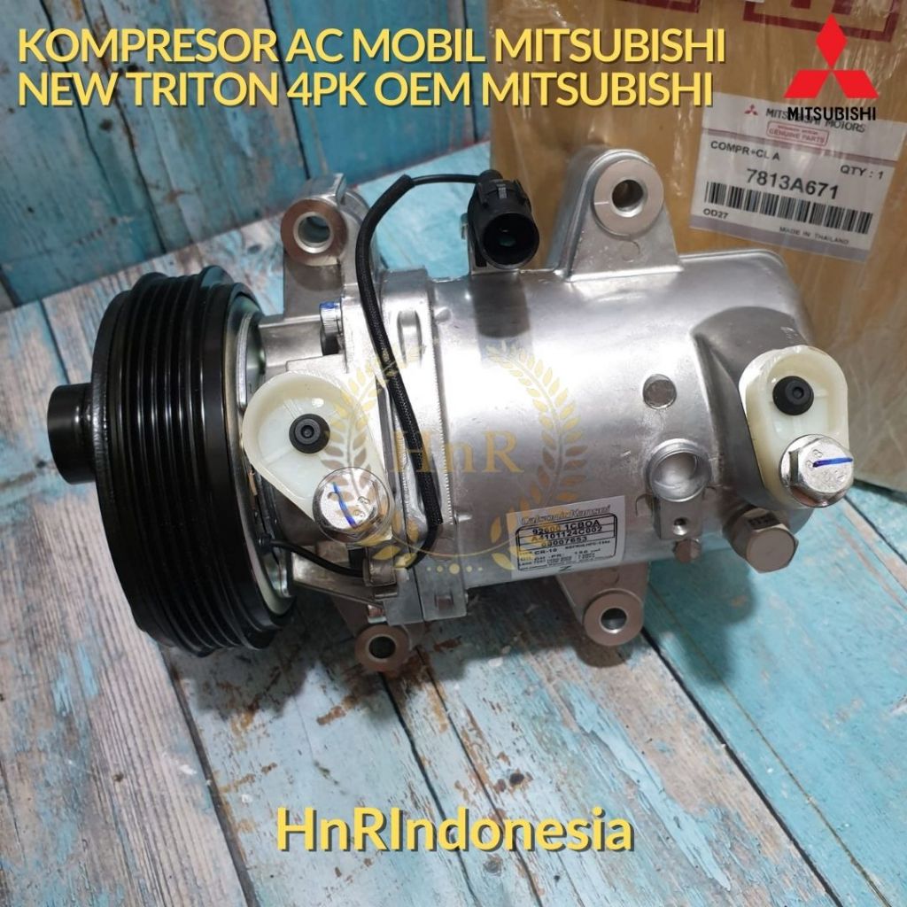 Jual Kompresor AC Mobil Mitsubishi New Triton 4pk COMPRESSOR OEM ...