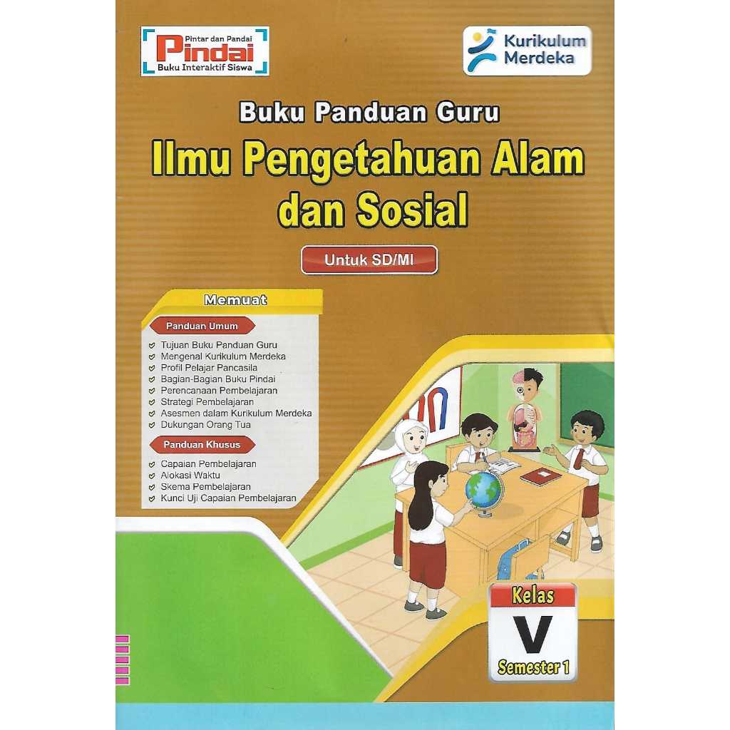 Jual Buku Panduan Guru IPAS Kelas 5 SD/MI Semester 1 Kurikulum Merdeka | Shopee Indonesia