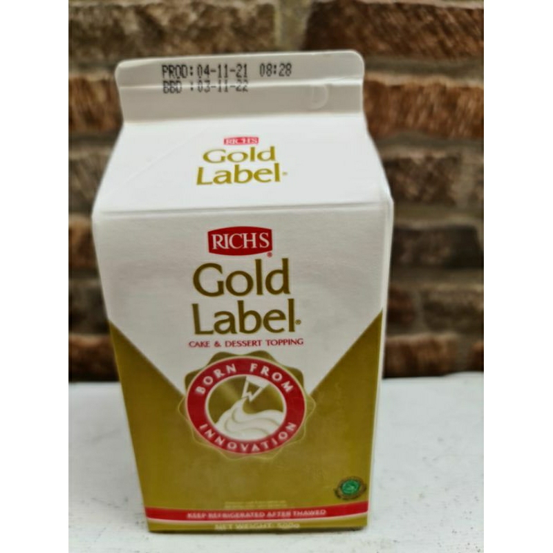 Jual Rich's Gold Label 500gr | Shopee Indonesia