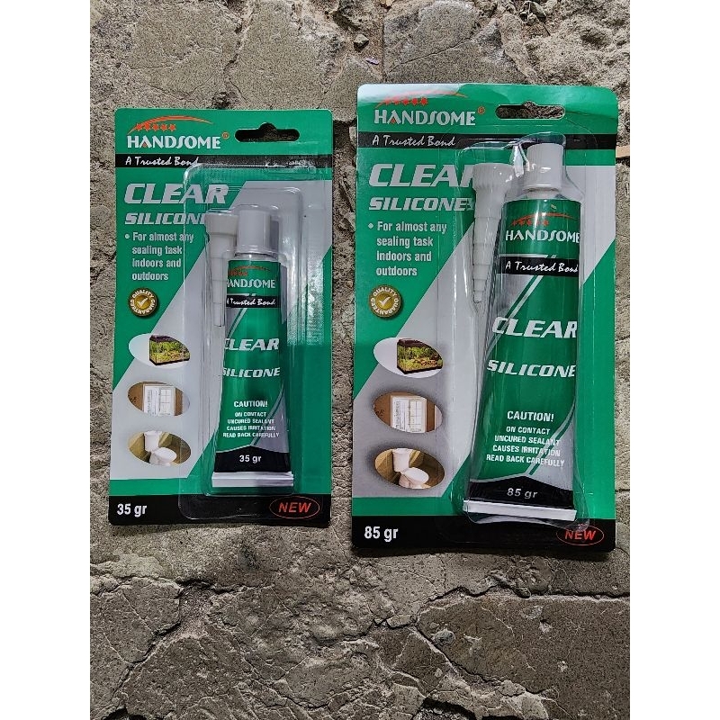 Jual Lem Kaca Aquarium / Lem Kaca Silikon Silicon Sealent "HANDSOME ...