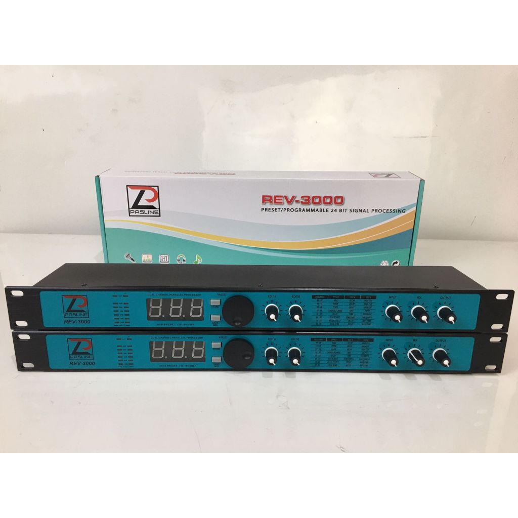 Jual Efek Vokal Pasline Reverb 3000 / Pasline REV3000 / Rev 3000 Effect ...