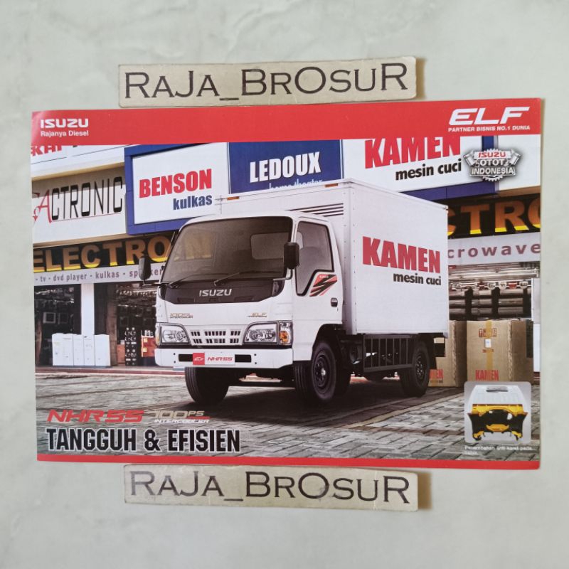 Jual Poster brosur katalog flyer Isuzu ELF NHR55/NHR 55 E 100 PS 2013 ...
