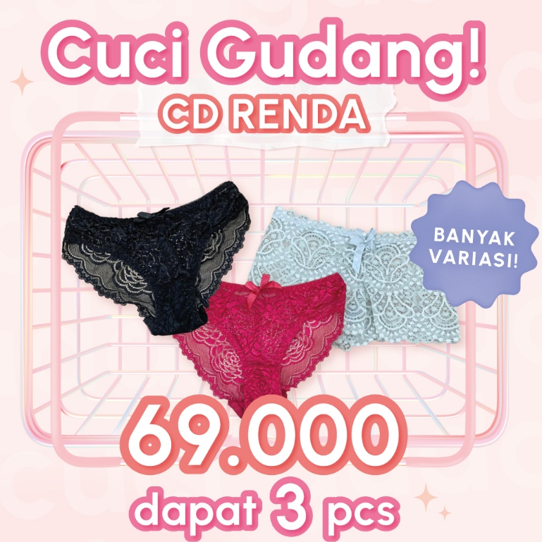 Jual PAKET CD RENDA isi 3PCS muat S-4XL | Shopee Indonesia