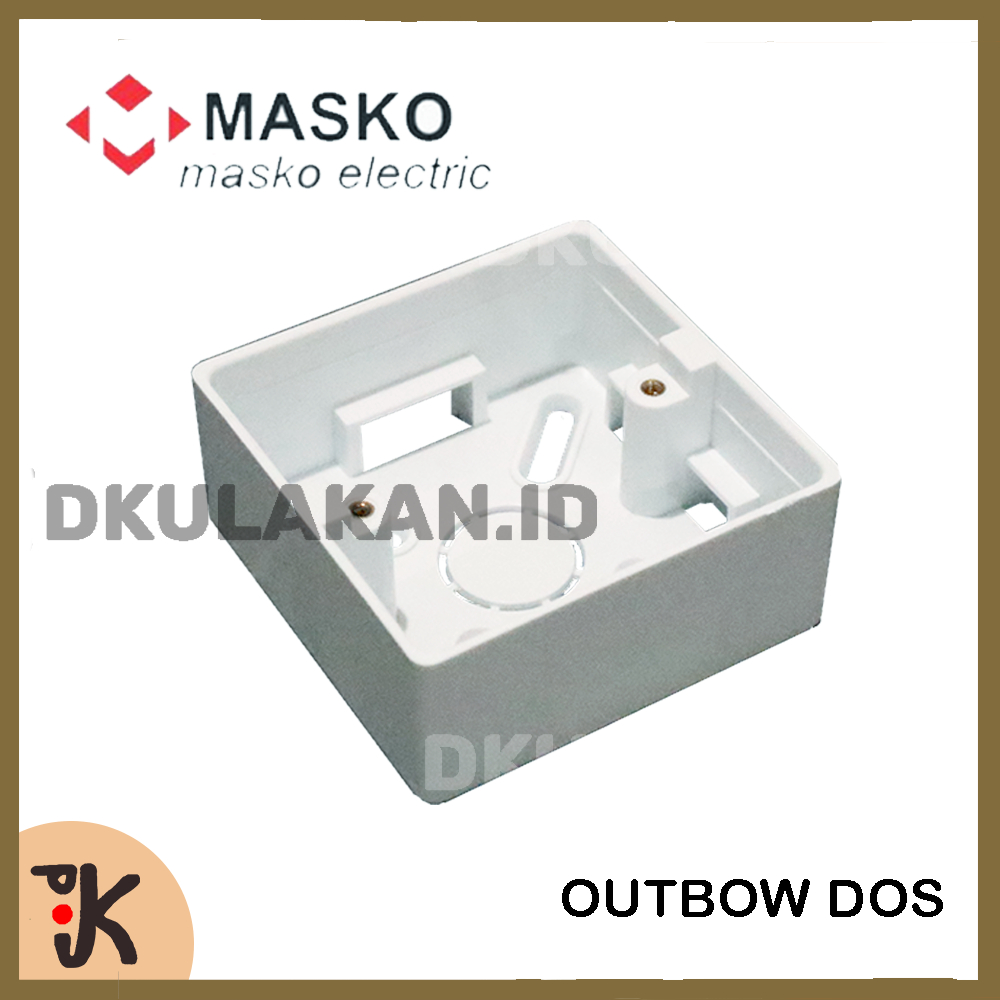 Jual OUTBOW DOS SEGI 4 MASKO WARNA PUTIH OB DUS KOTAK | Shopee Indonesia