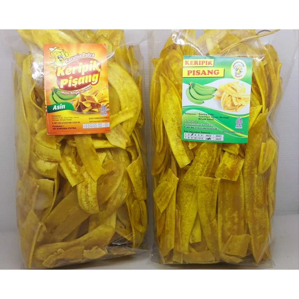 Jual Keripik Pisang Manis dan Asin Keripik Pisang Koin Manis "Karunia ...