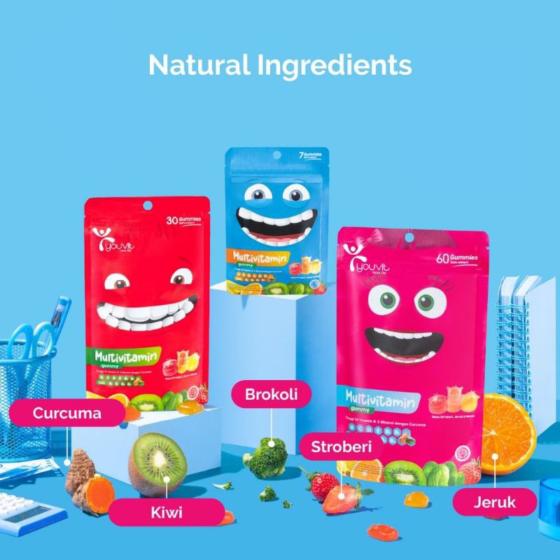 Jual Youvit - Multivitamin Gummy ANAK untuk Tumbuh Kembang | Youvit ...
