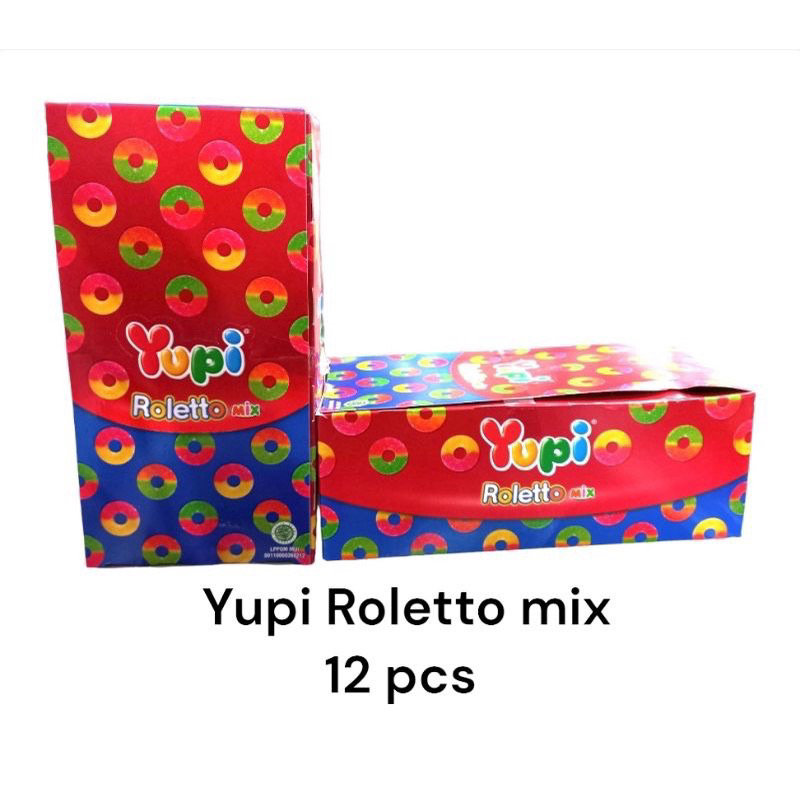 Jual Yupi Roletto mix 1 box isi 12 pcs | Shopee Indonesia