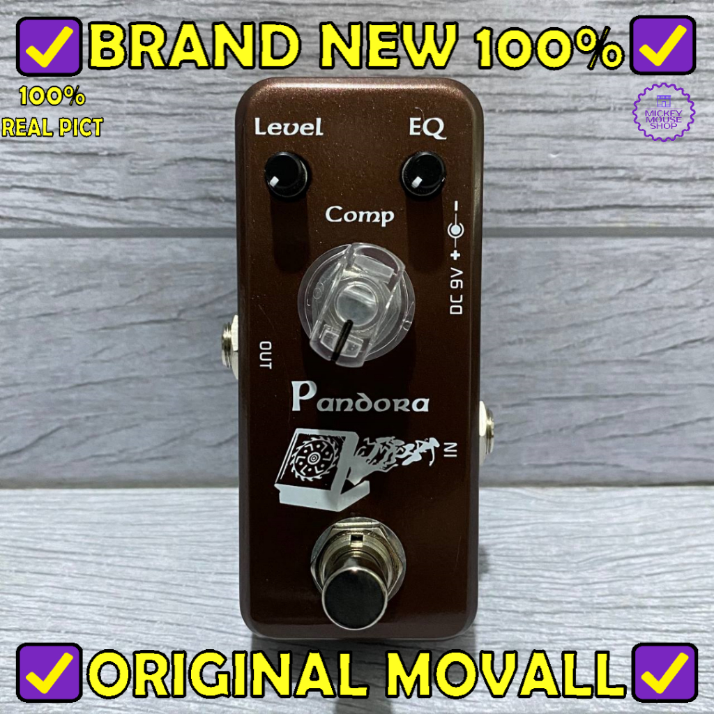 Jual Efek Gitar Movall Pandora Comp Compressor Sustainer EQ Pedal ...