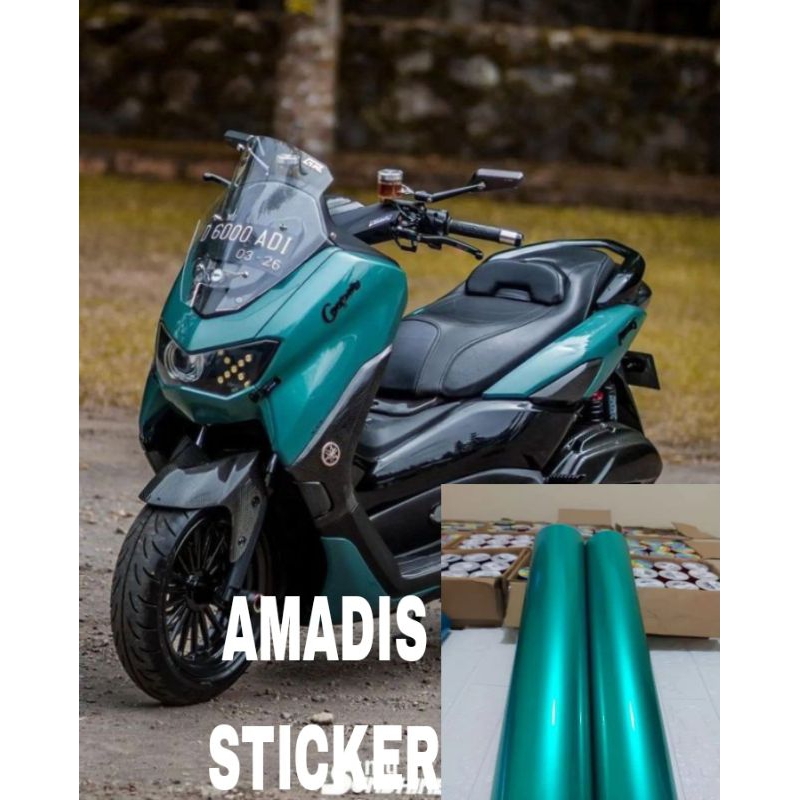 Jual Stiker Skotlet green tosca candy metalik Scotlite motor hijau ...