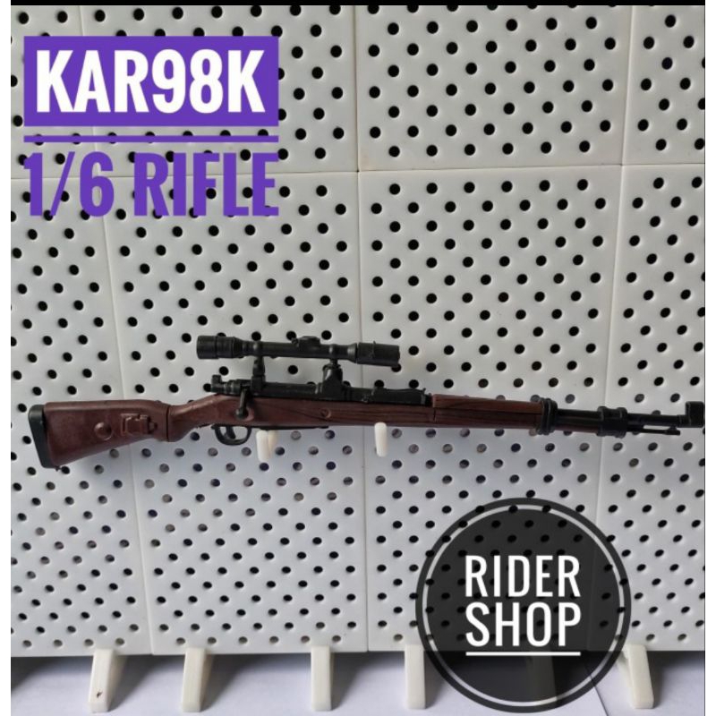 Jual skala 1/6 miniatur Kar 98K mainan figure kitbash world war II military militer | Shopee ...