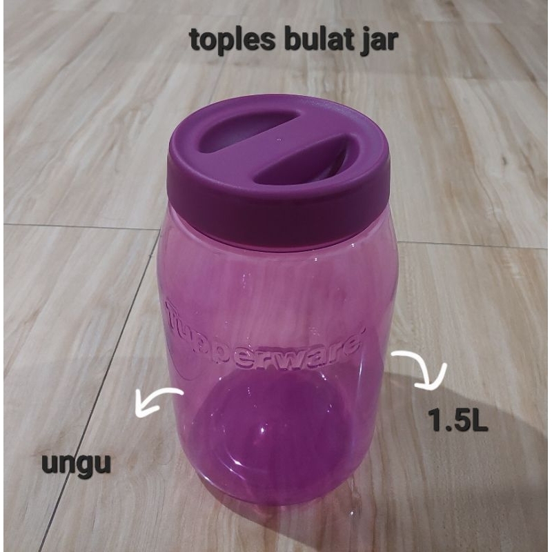 Jual ORIGINAL TUPPERWARE TOPLES BULAT JAR 1.5L | Shopee Indonesia